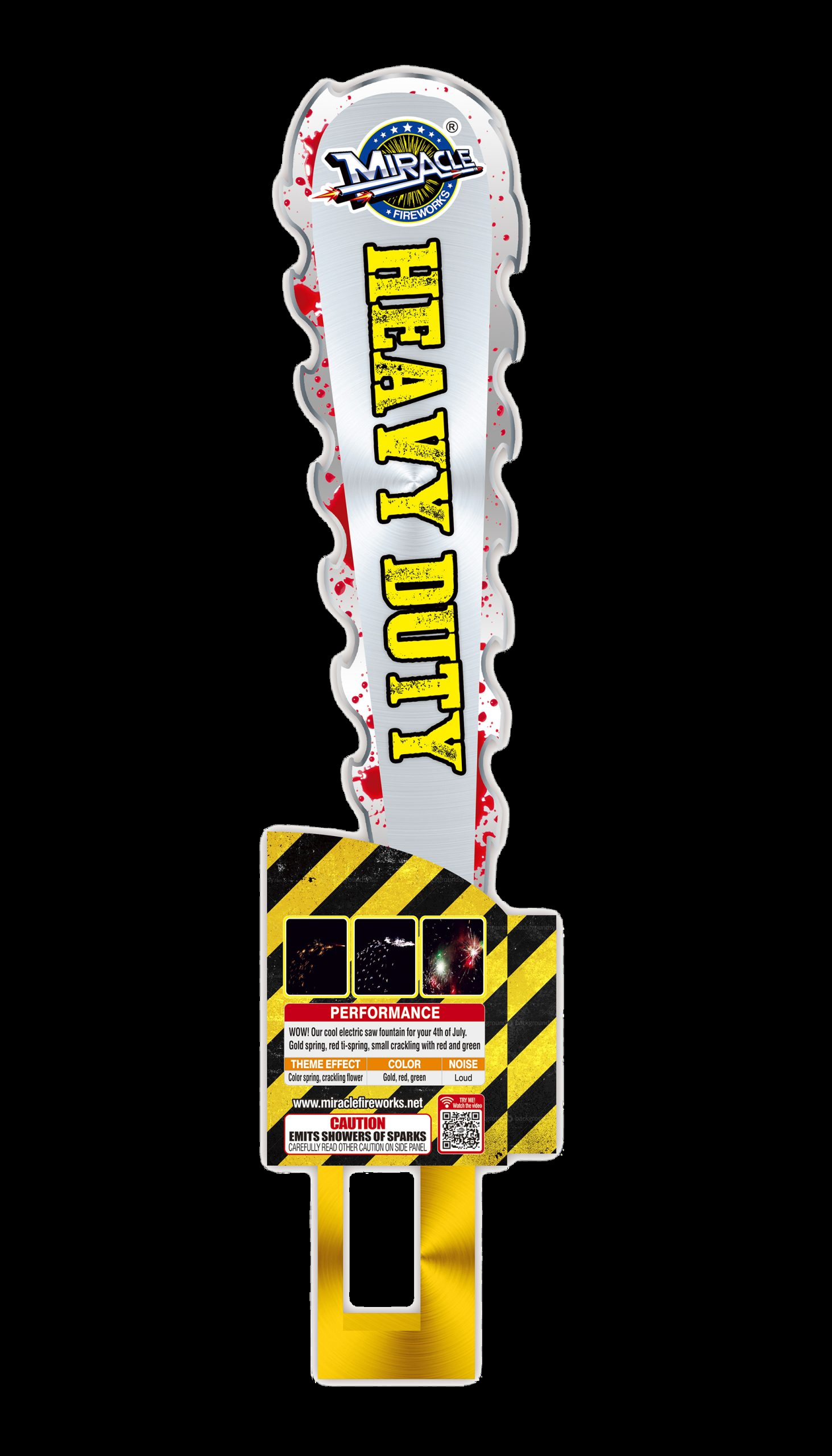 Heavy Duty Chain Saw Miracle MILLER FIREWORKS