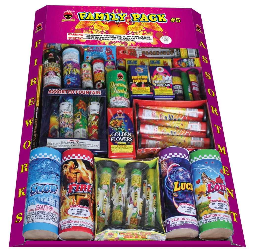 FAMILY PACK #5 MEGABANGER - MILLER FIREWORKS