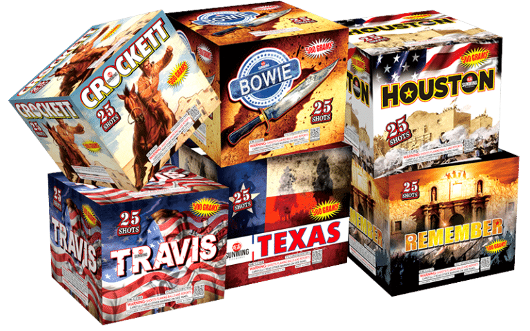 BATTLE OF TEXAS 25 SHOT SUNWING - MILLER FIREWORKS