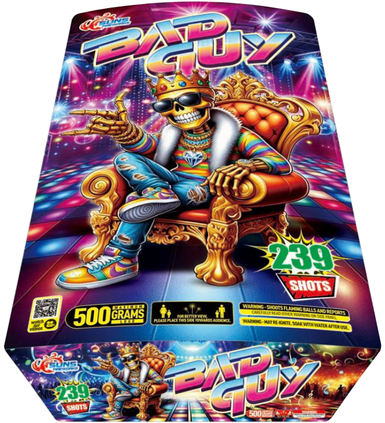 BAD GUY 239 SHOT SUNS - MILLER FIREWORKS